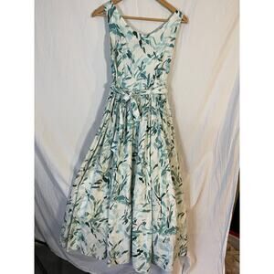 Outback Red | Dresses | Vintage Outback Red Green Floral Dress | Poshmark